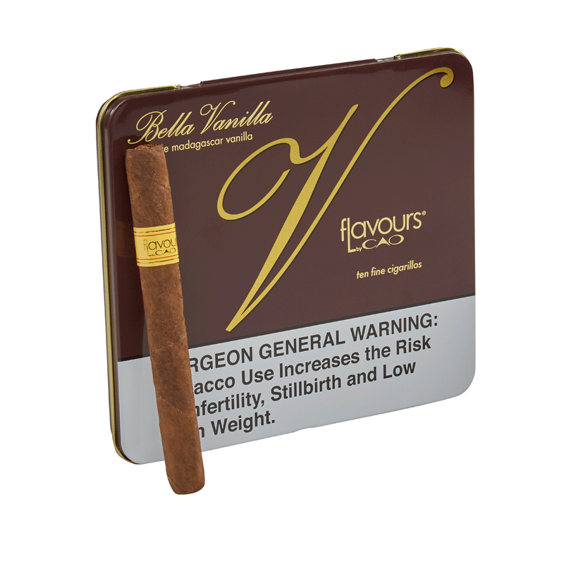 CAO Flavours Tins 100 pack - Vanilla Cigarillos | Thompson Cigar